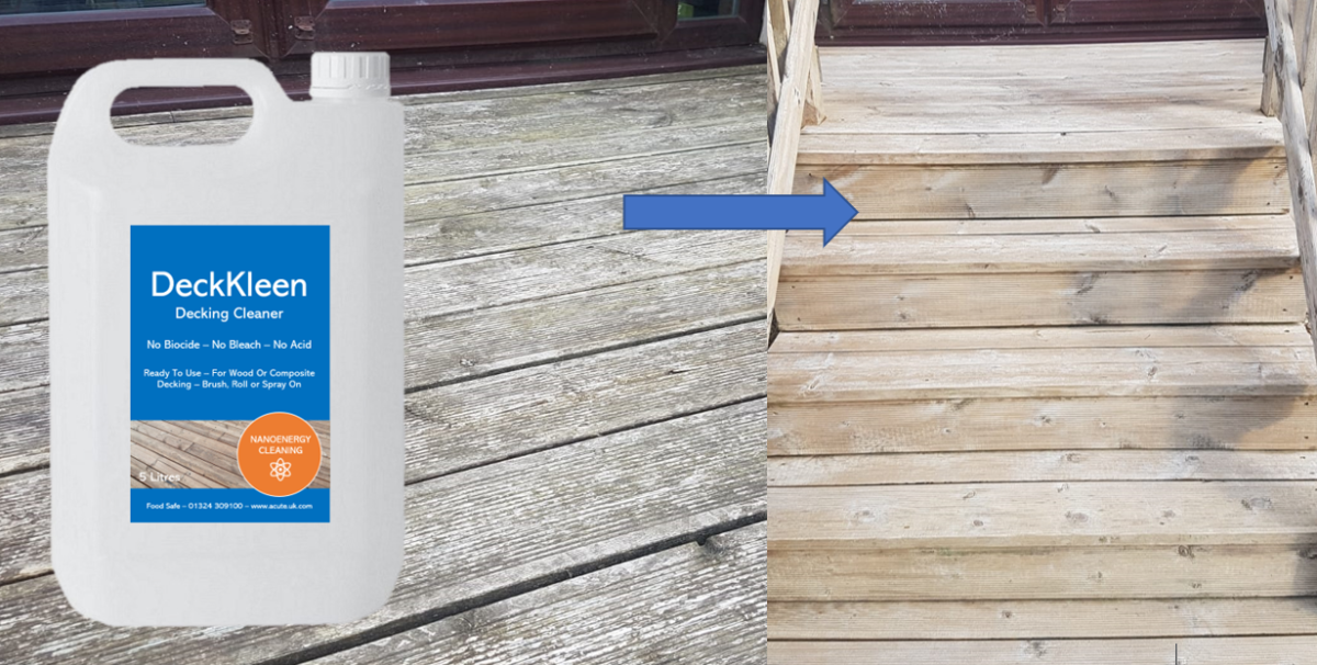 Algae Cleaner For Decking - Ready-To-Use - Eco-Friendly