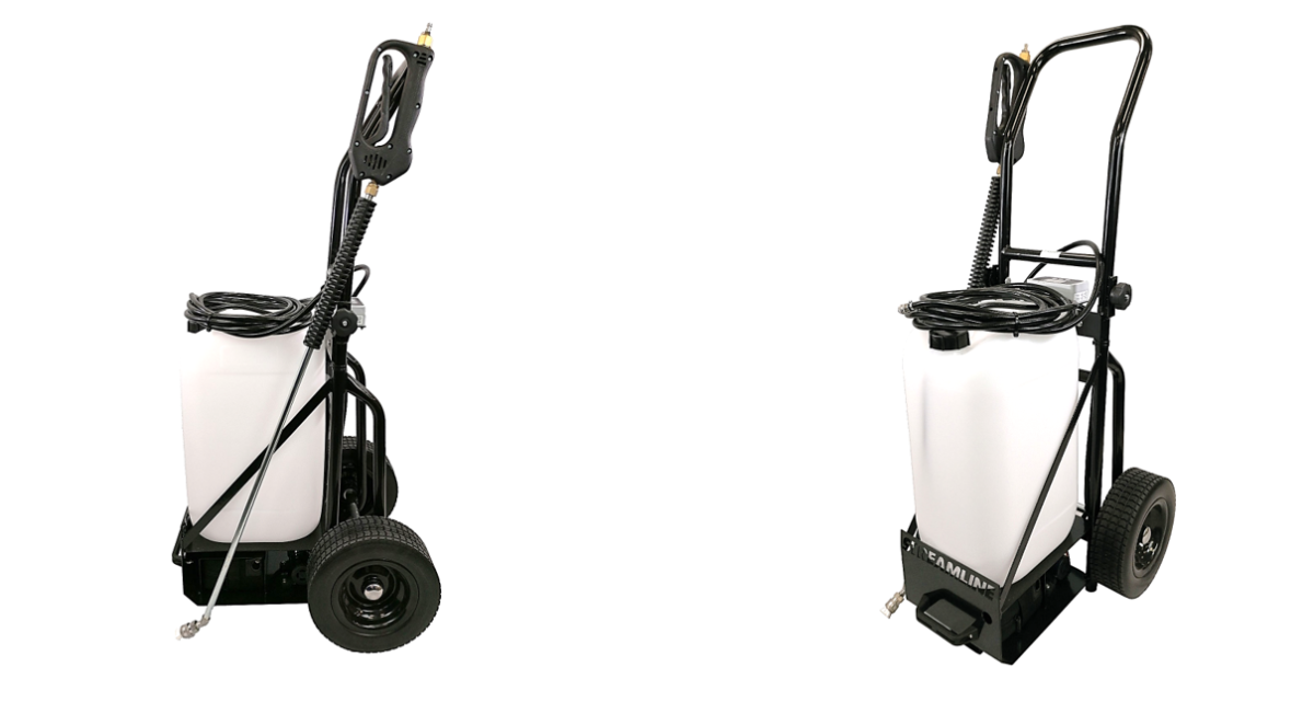 Softwash Trolley Portable Softwash System 12 Hour Battery