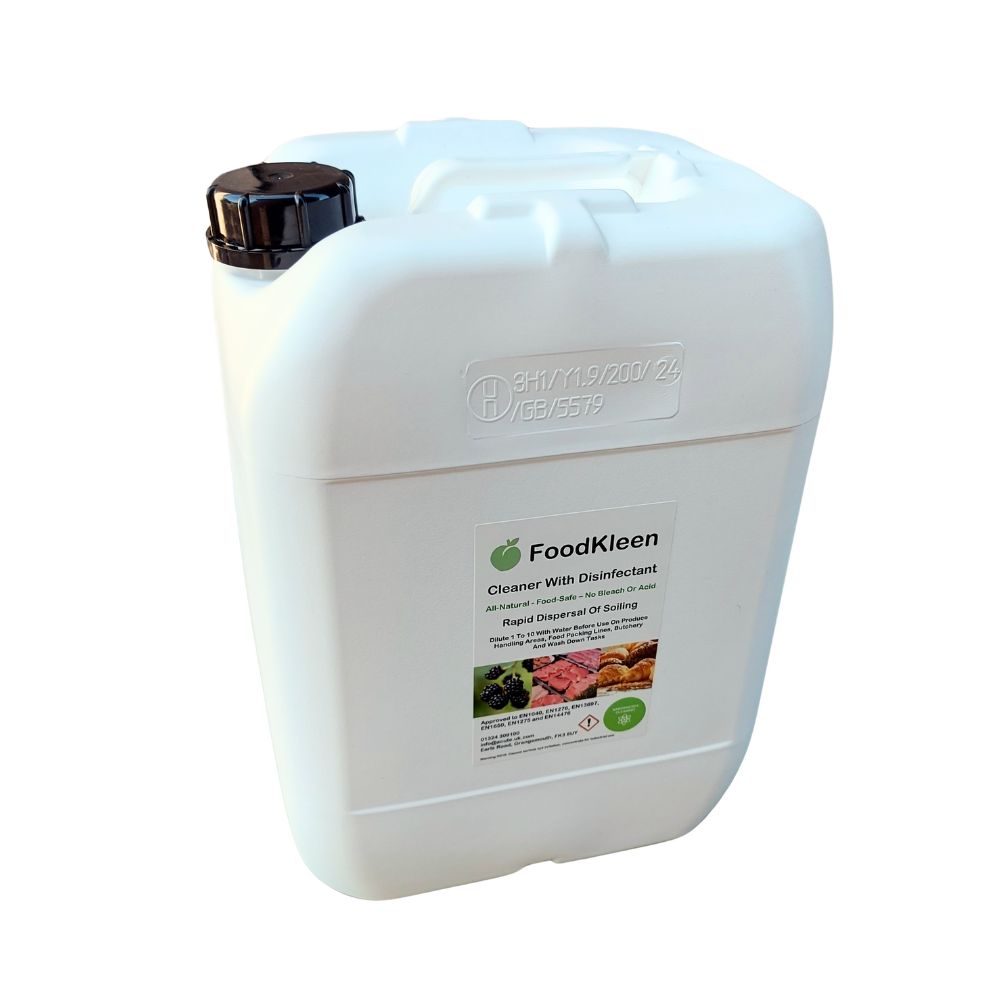FoodKleen Food Grade Cleaner | 5, 20, And 1000 Litres Sizes